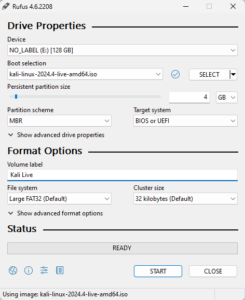 Create a Kali Linux Live USB with Persistence & Encryption (Windows ...